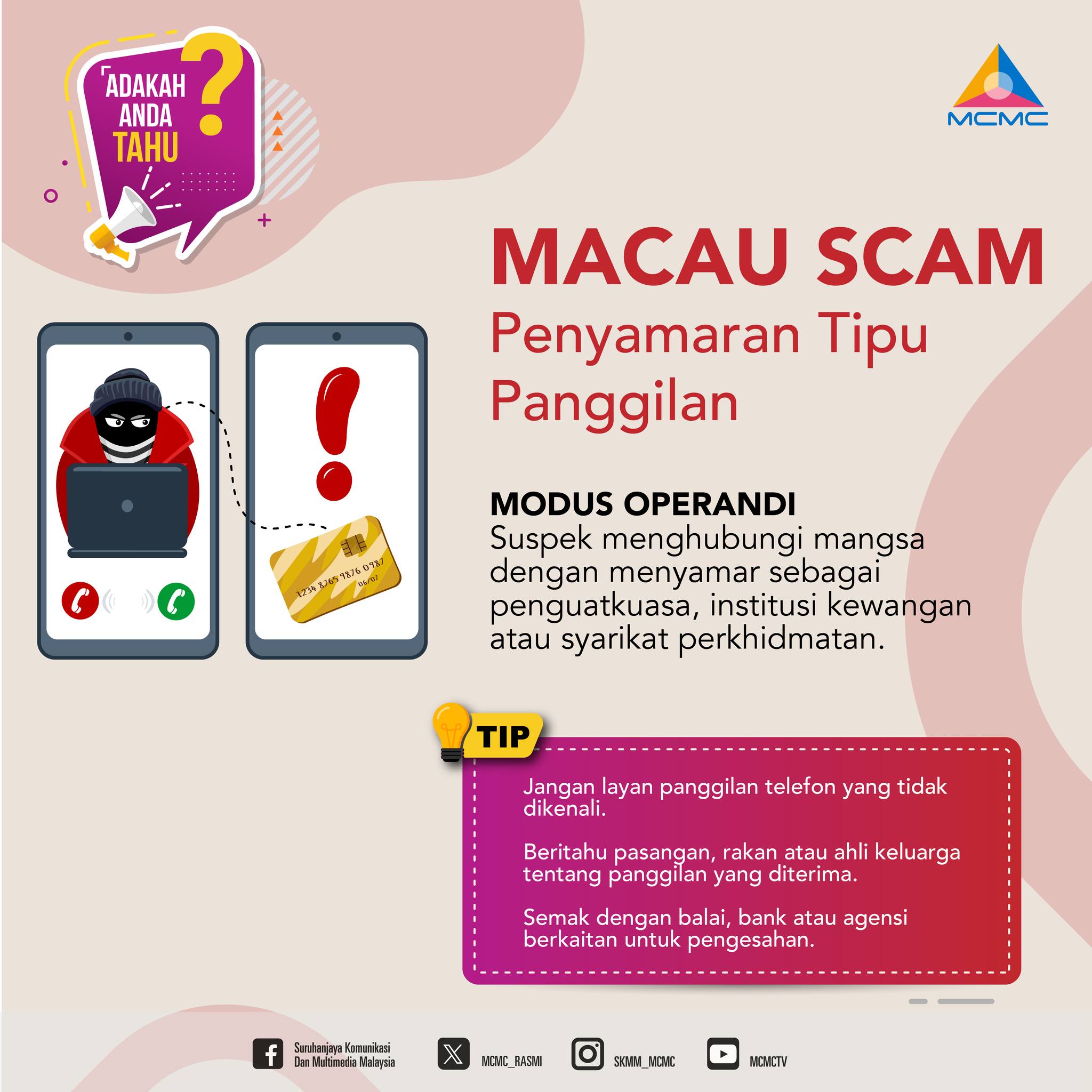 Macau Scam – NADI Damak, Hulu Cheka